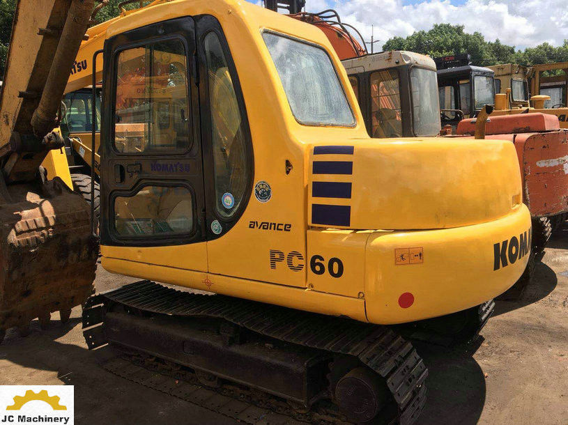 PC60-7 Used Komatsu Excavator With Good Cabin 6 Ton 2011 Year 0.3M3 ...