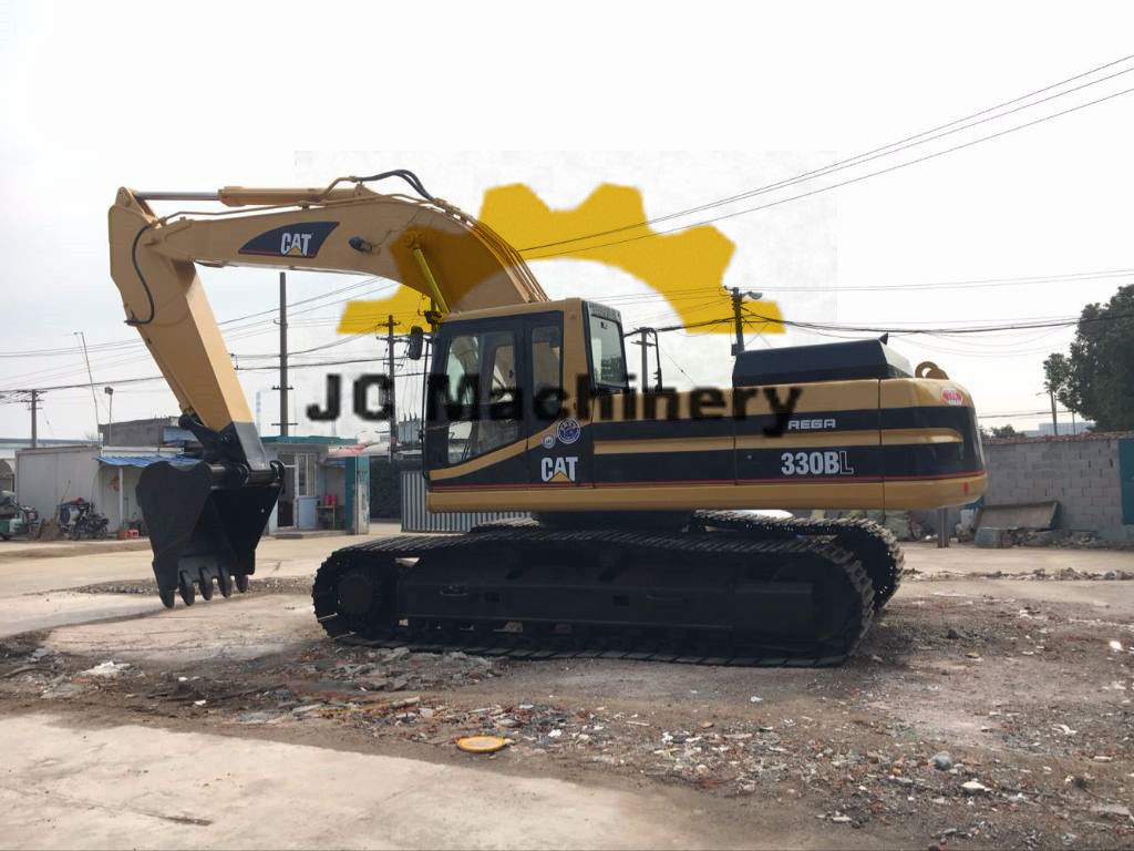 Heavy Duty 30T Used CAT Excavators 330BL With Breaker Line 4.6km/H ...