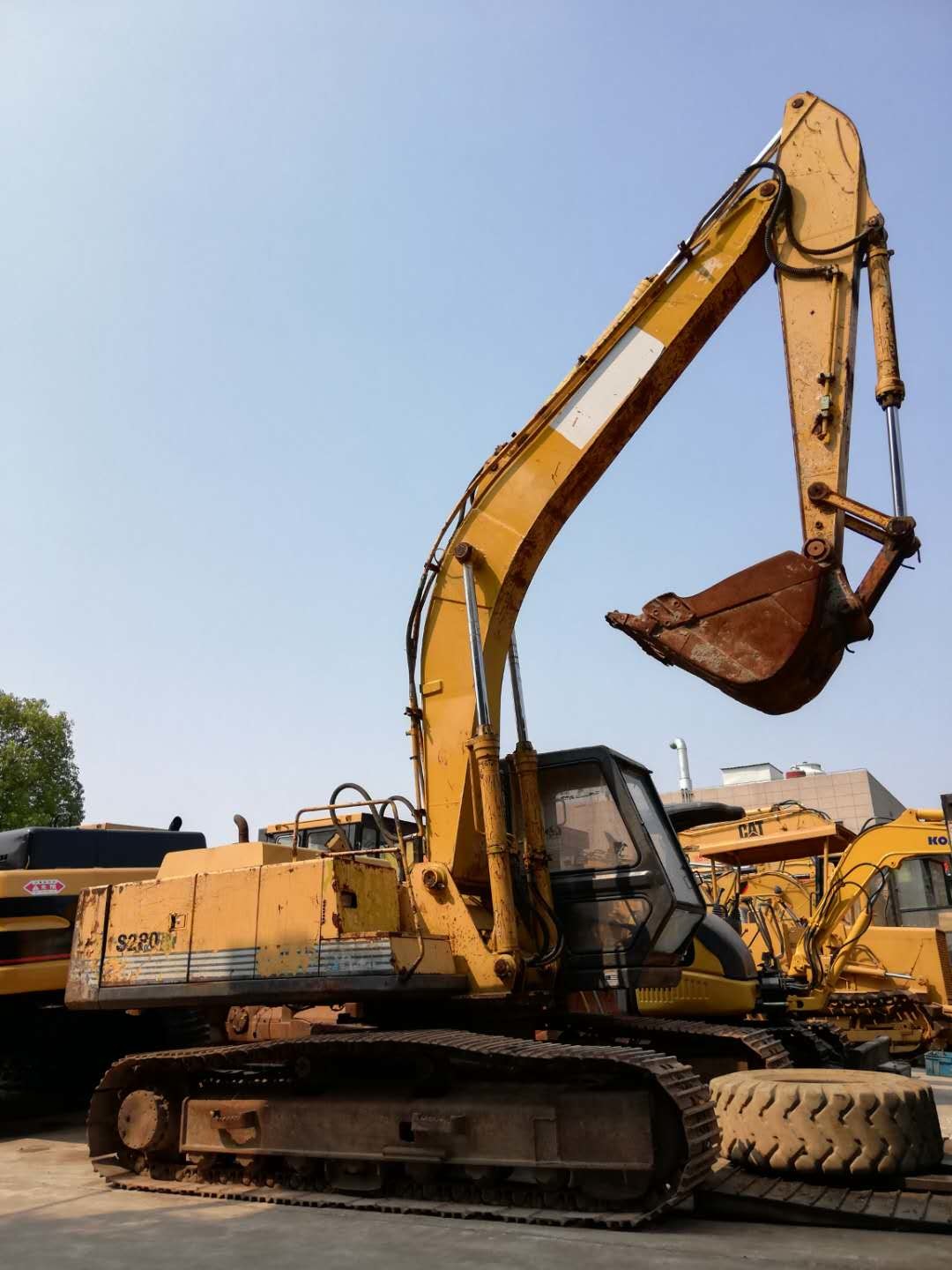 Sumitomo S280F2 Used Excavator Machine 6660mm Digging Depth