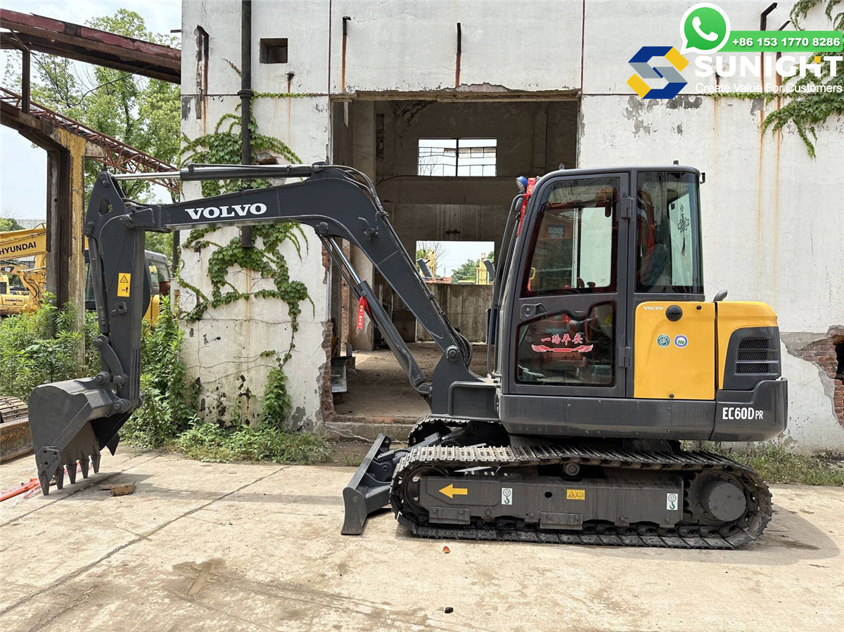 Yishun Small Digger 6Ton EC60 Second Hand VOLVO Mini Original Excavator ...