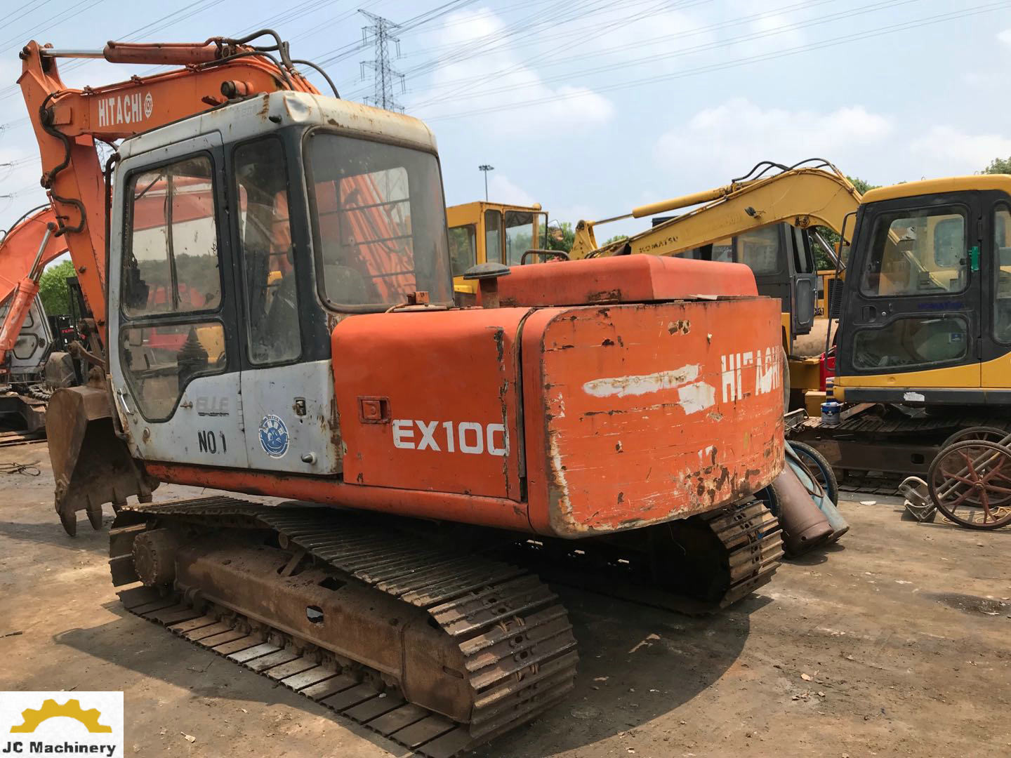 Medium Size 10t Hitachi Crawler Excavator / Hitachi Ex100 Excavator ...