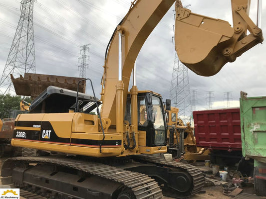 30T Heavy Duty Wide Track Used CAT Excavators Machine 330BL With Hammer ...