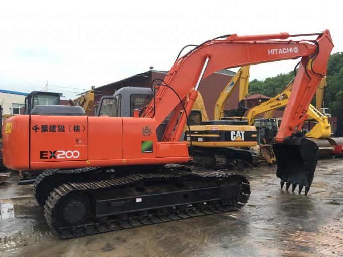 sell 20 ton Japan excavator Hitachi EX200-5 with breaker line and good ...